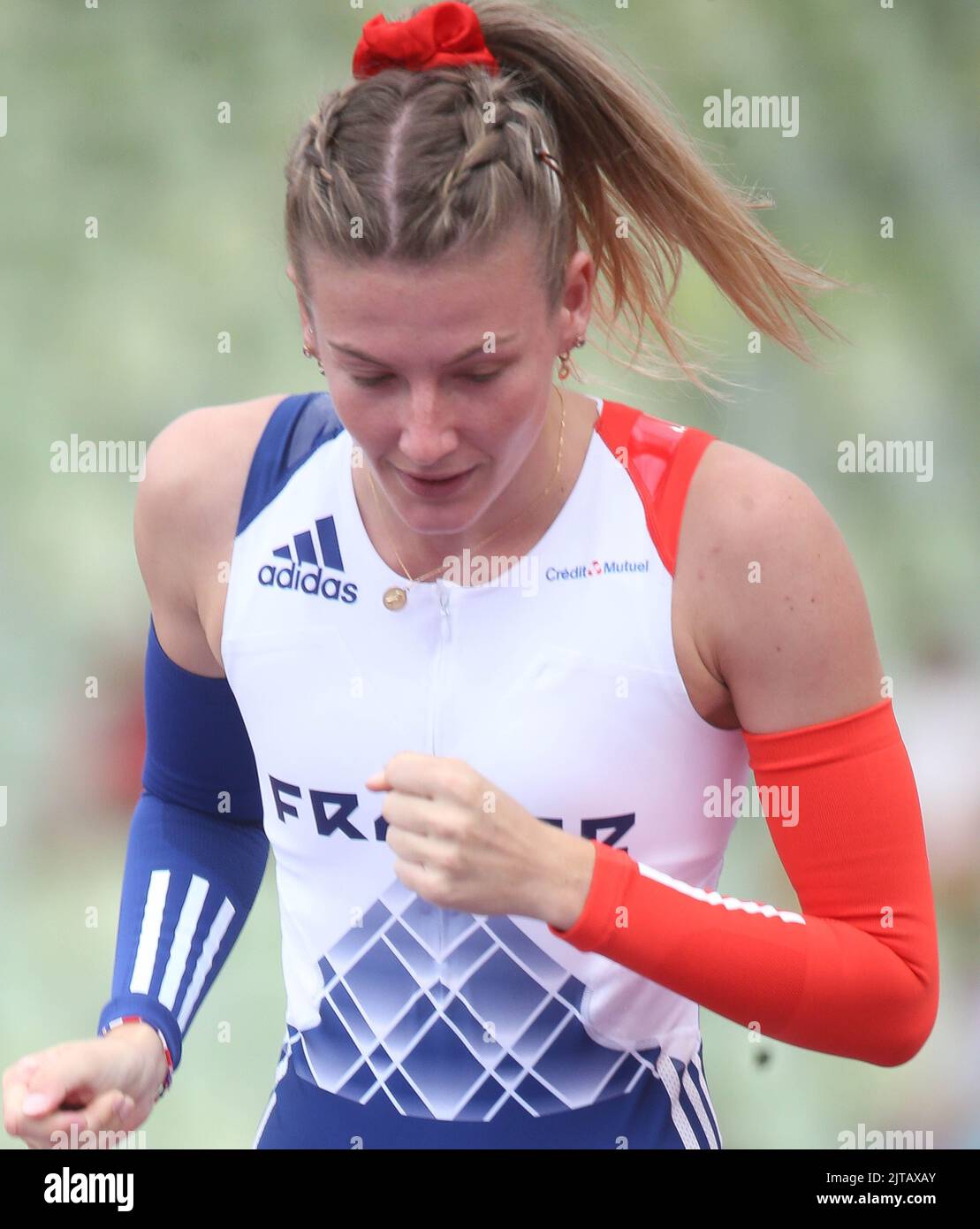 Margot Chevrier of France Women's Pole Vault during the European ...