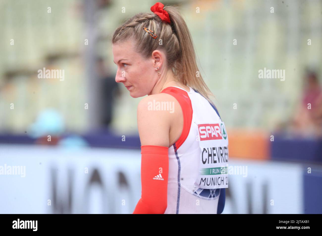 Margot Chevrier of France Women's Pole Vault during the European ...