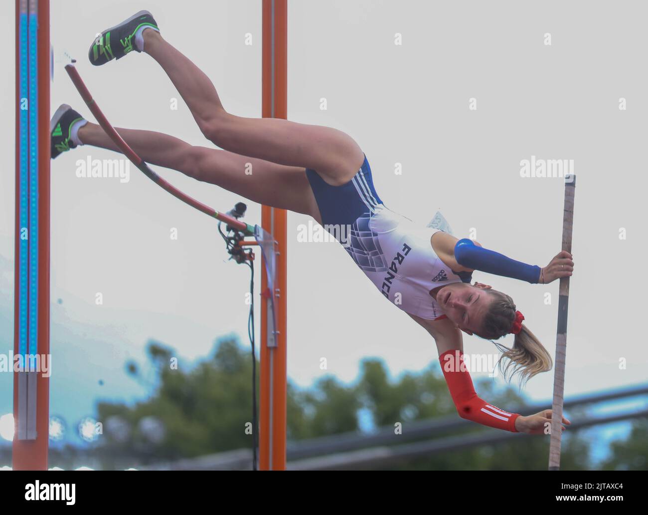 Margot Chevrier of France Women's Pole Vault during the European ...