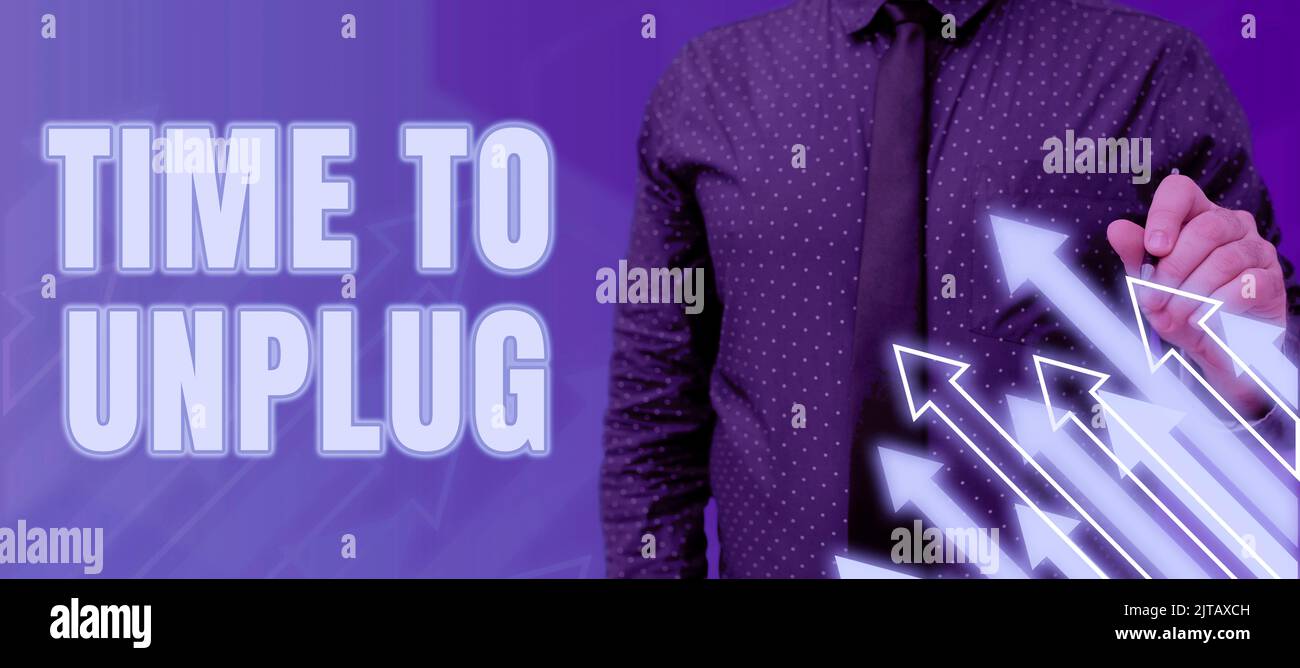 Unplug from reality hi-res stock photography and images - Alamy