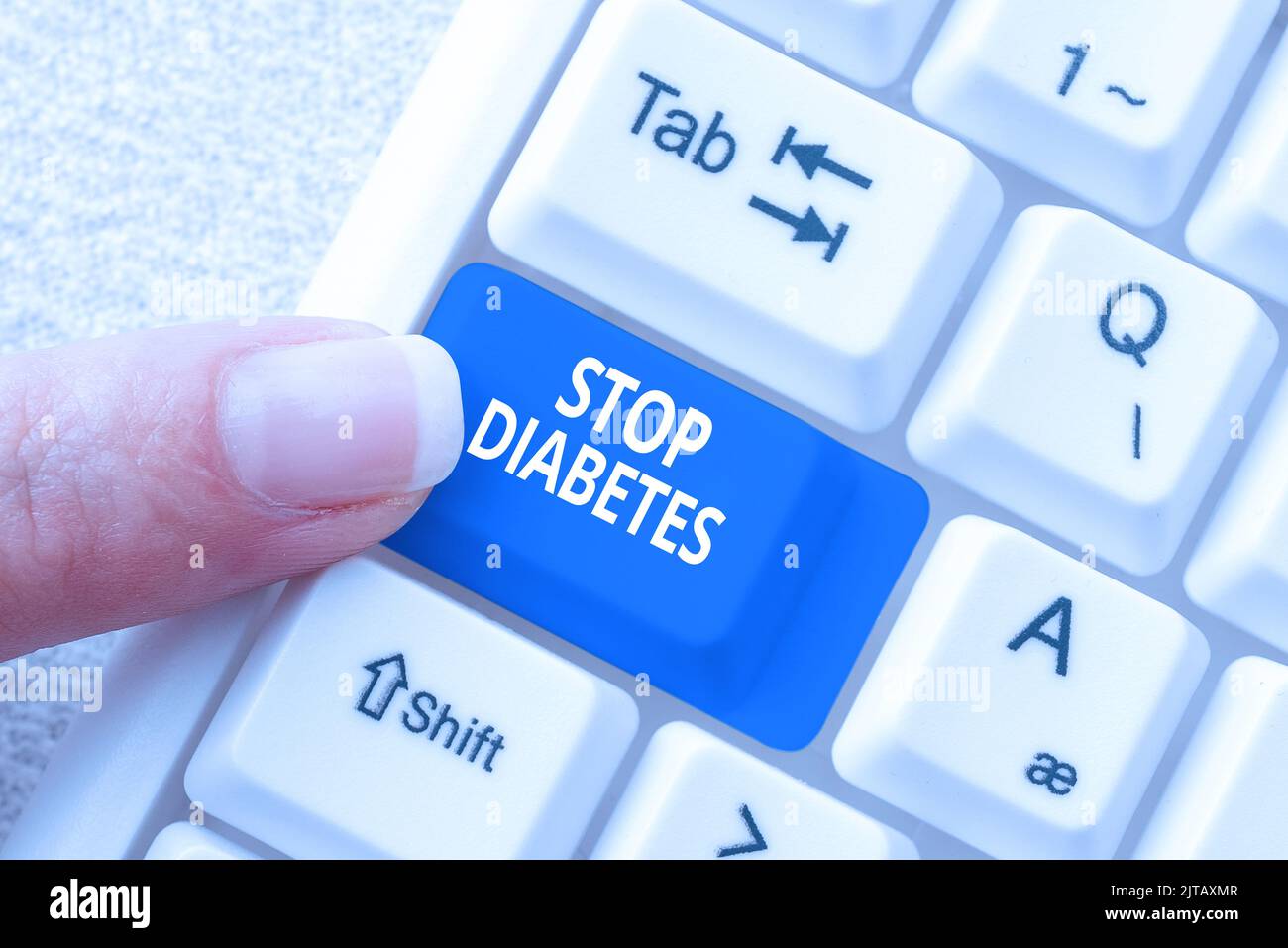 Inspiration showing sign Stop Diabetes. Word Written on Take care of ...