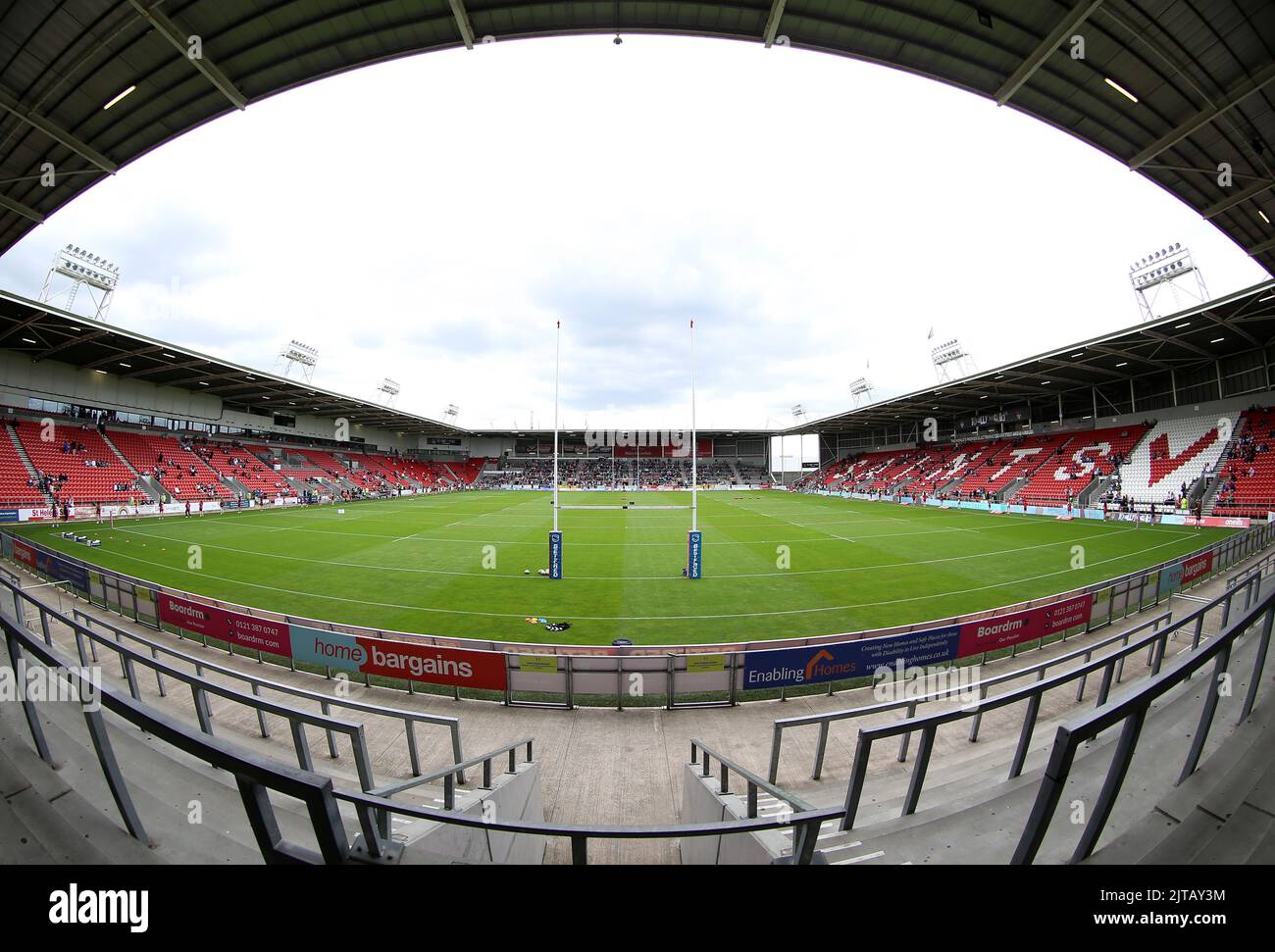 General view of the pitch before the Betfred Super League match at the ...