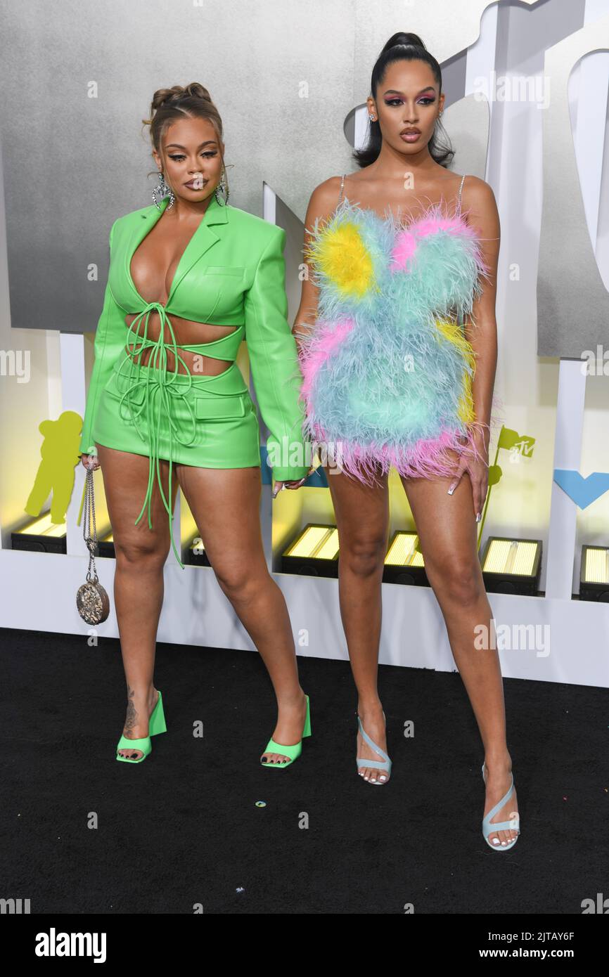 Newark, New Jersey. August 28, 2022, Newark, New Jersey. August 28, 2022, Latto and Brooklyn ...