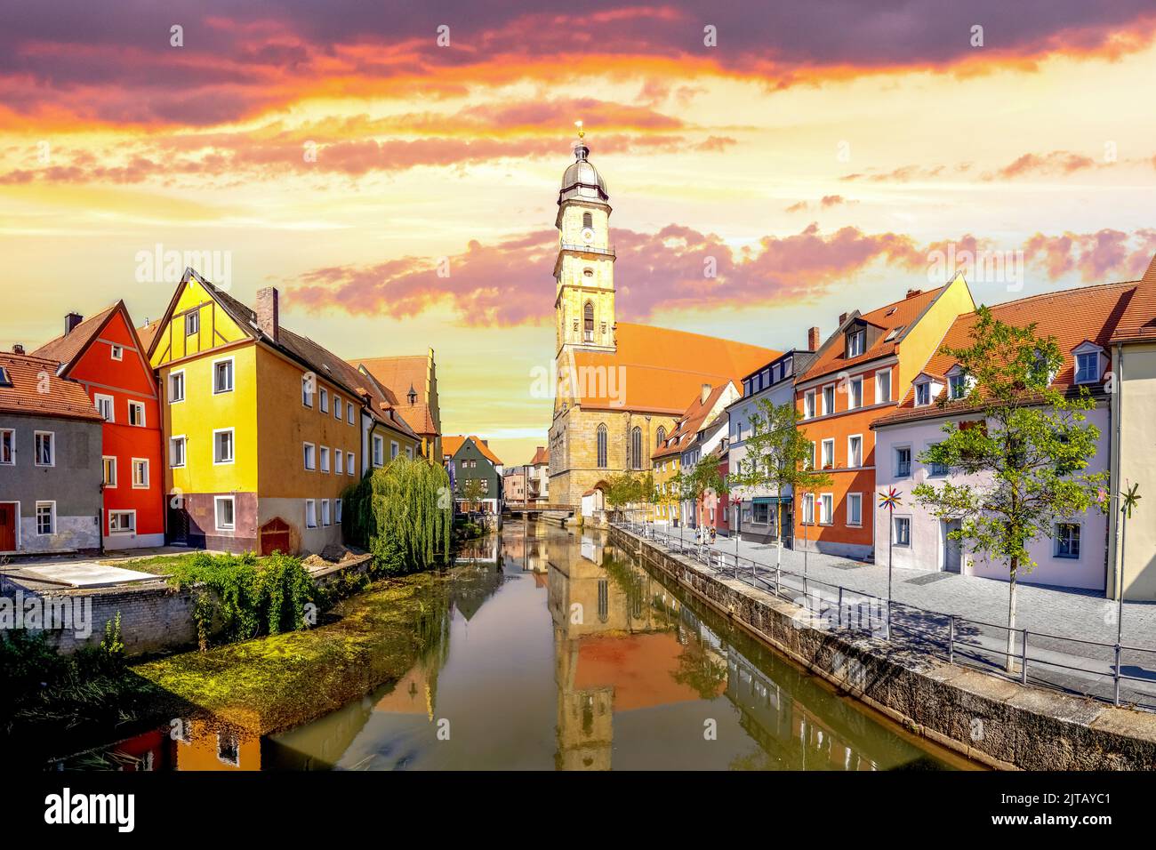 Church in Amberg in der Oberpfalz, Bavaria, Germany Stock Photo - Alamy