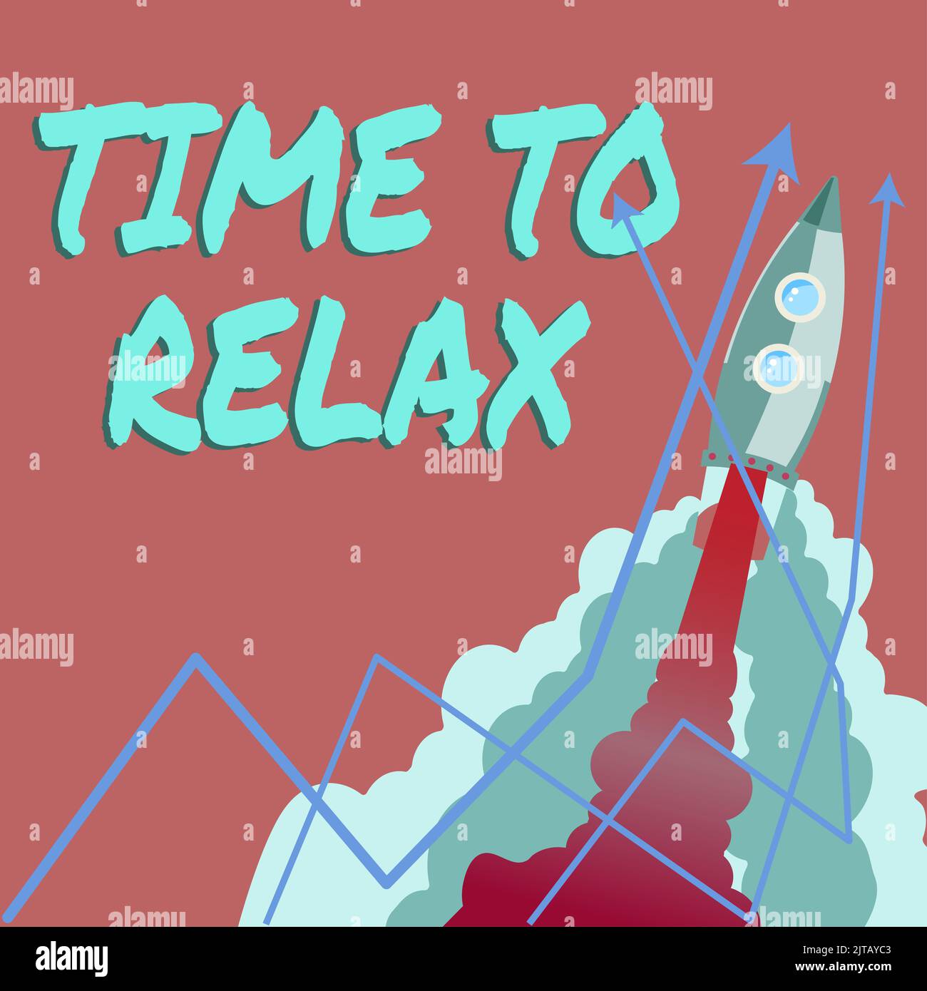 Text sign showing Time To Relax. Word for Relaxation moment for a break ...