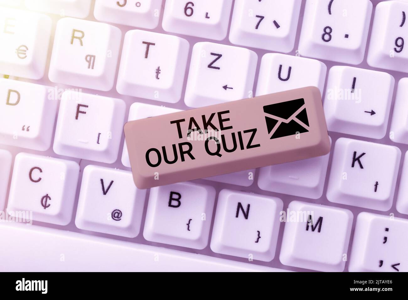 Hand writing sign Take Our Quiz. Business showcase Fill out our ...