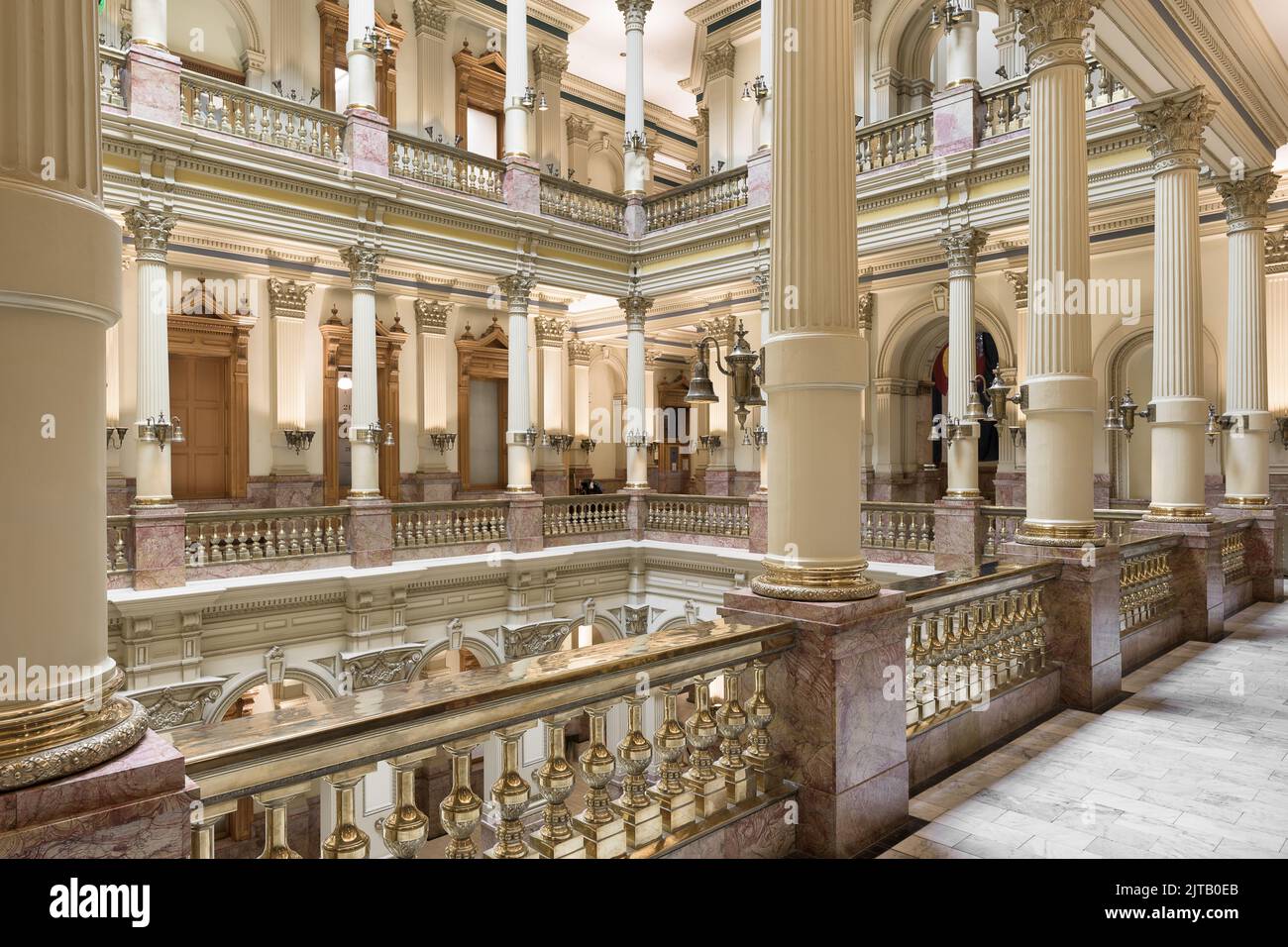 Interior colorado state capitol building hi-res stock photography and ...