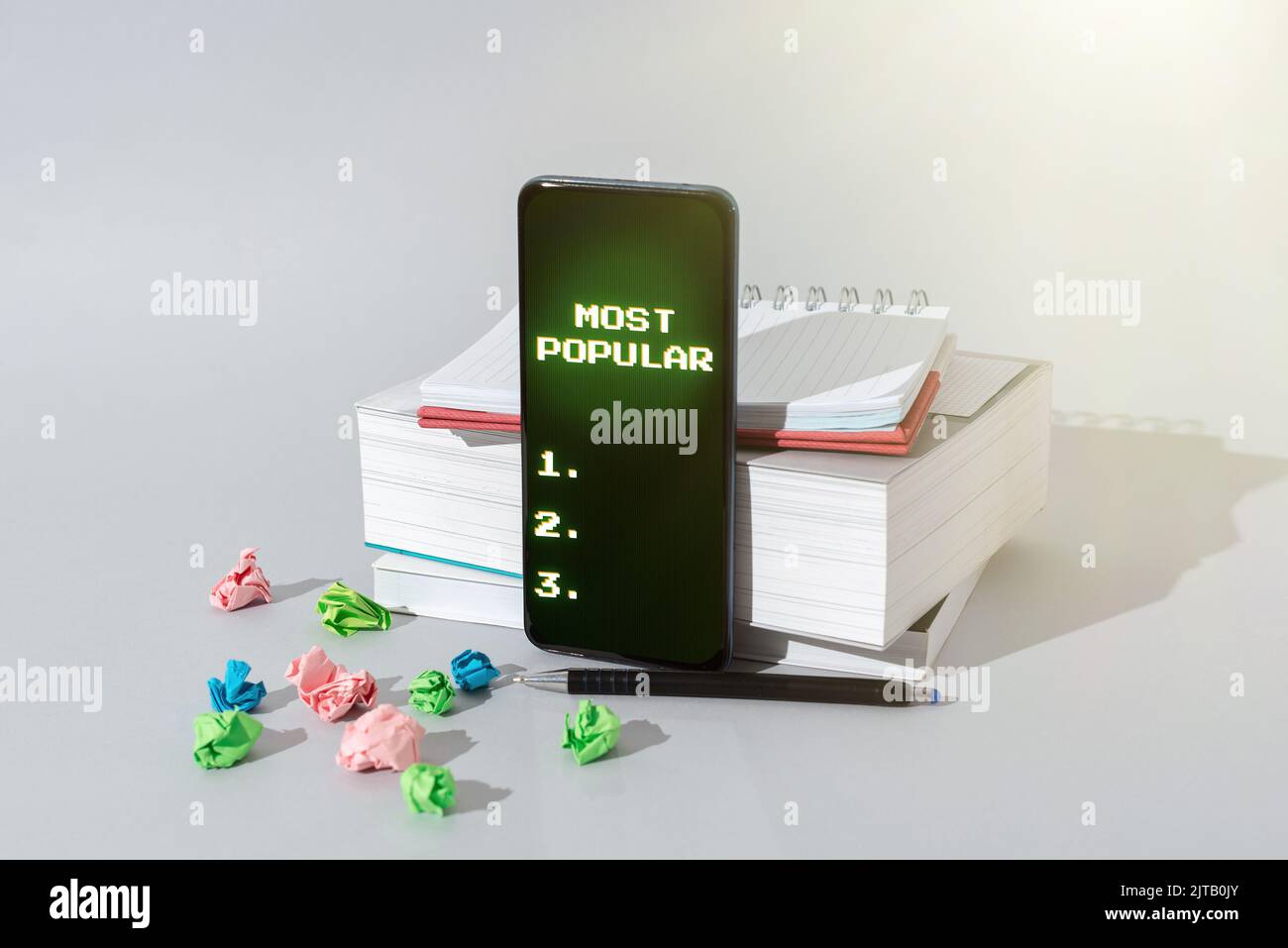 Conceptual caption Most Popular. Conceptual photo Top Rating Bestseller ...