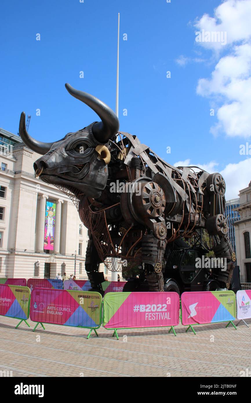 Giant mechanical bull that was built for the Commonwealth Games in ...