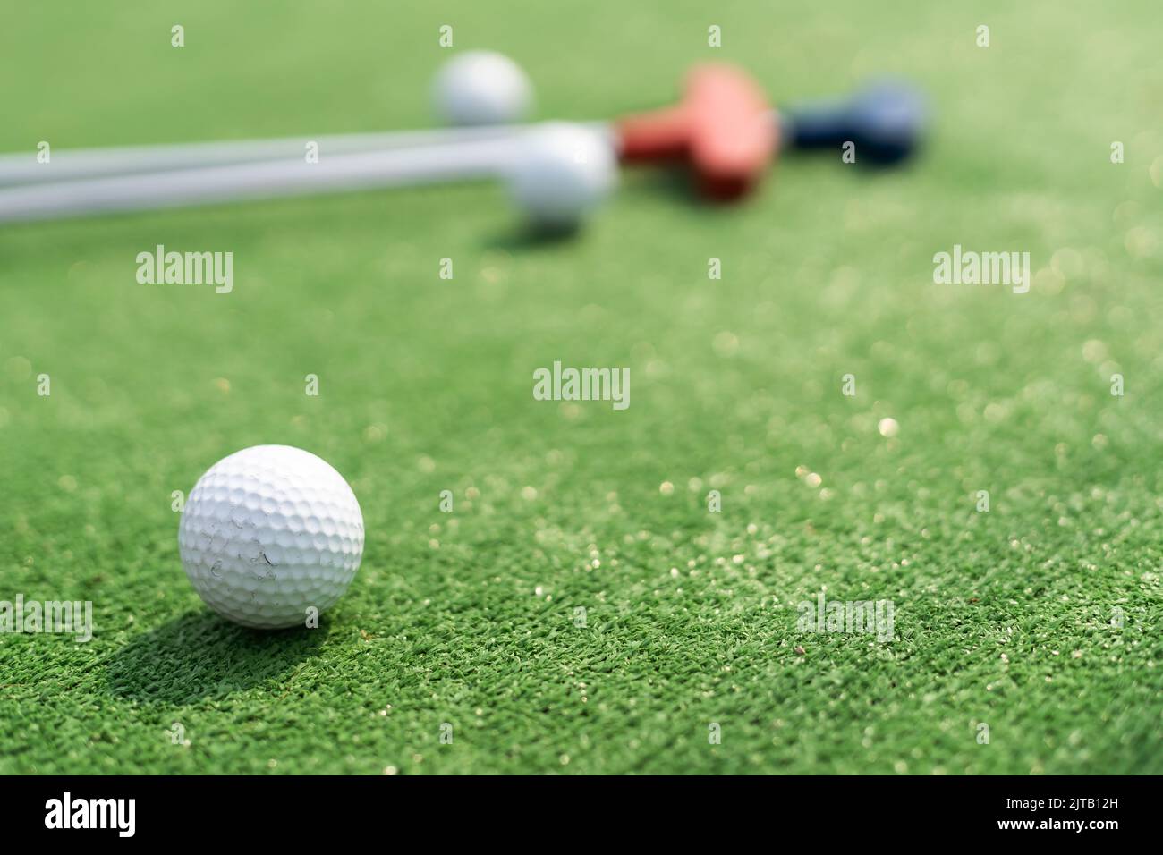 Mini golf ball track hi-res stock photography and images - Alamy