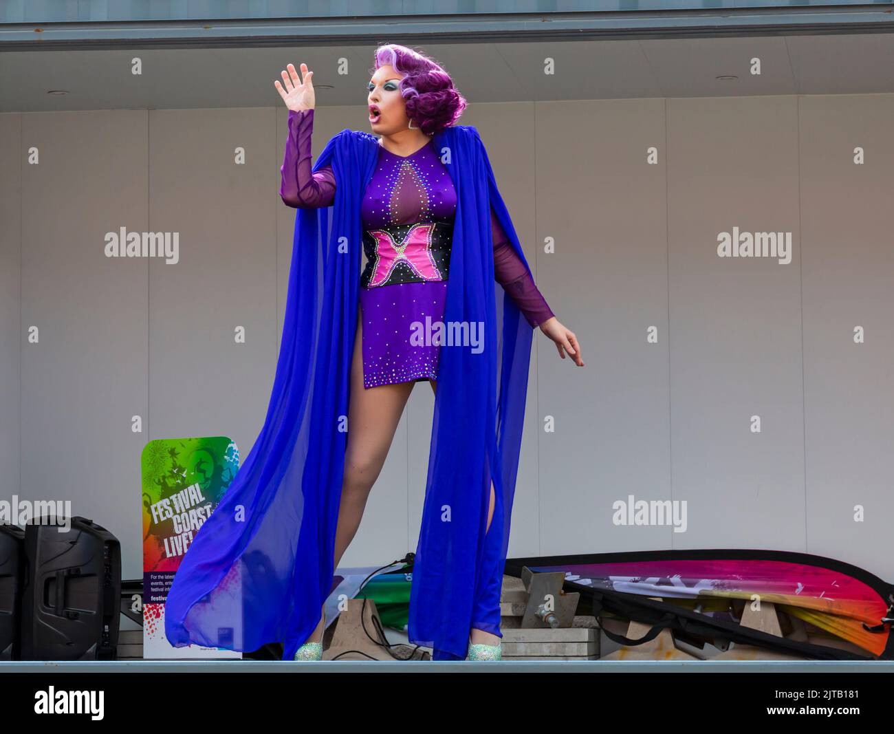 Bournemouth, Dorset UK. 29th August 2022. Absolutely Dragulous, drag ...