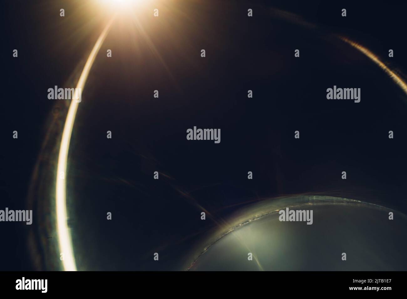 shiny lens flare falling comet light rays effect Stock Photo - Alamy