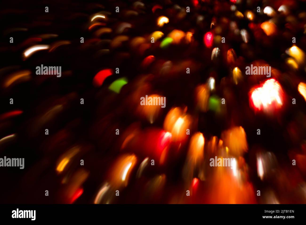 blur red orange fairy lights multicolor spots Stock Photo - Alamy