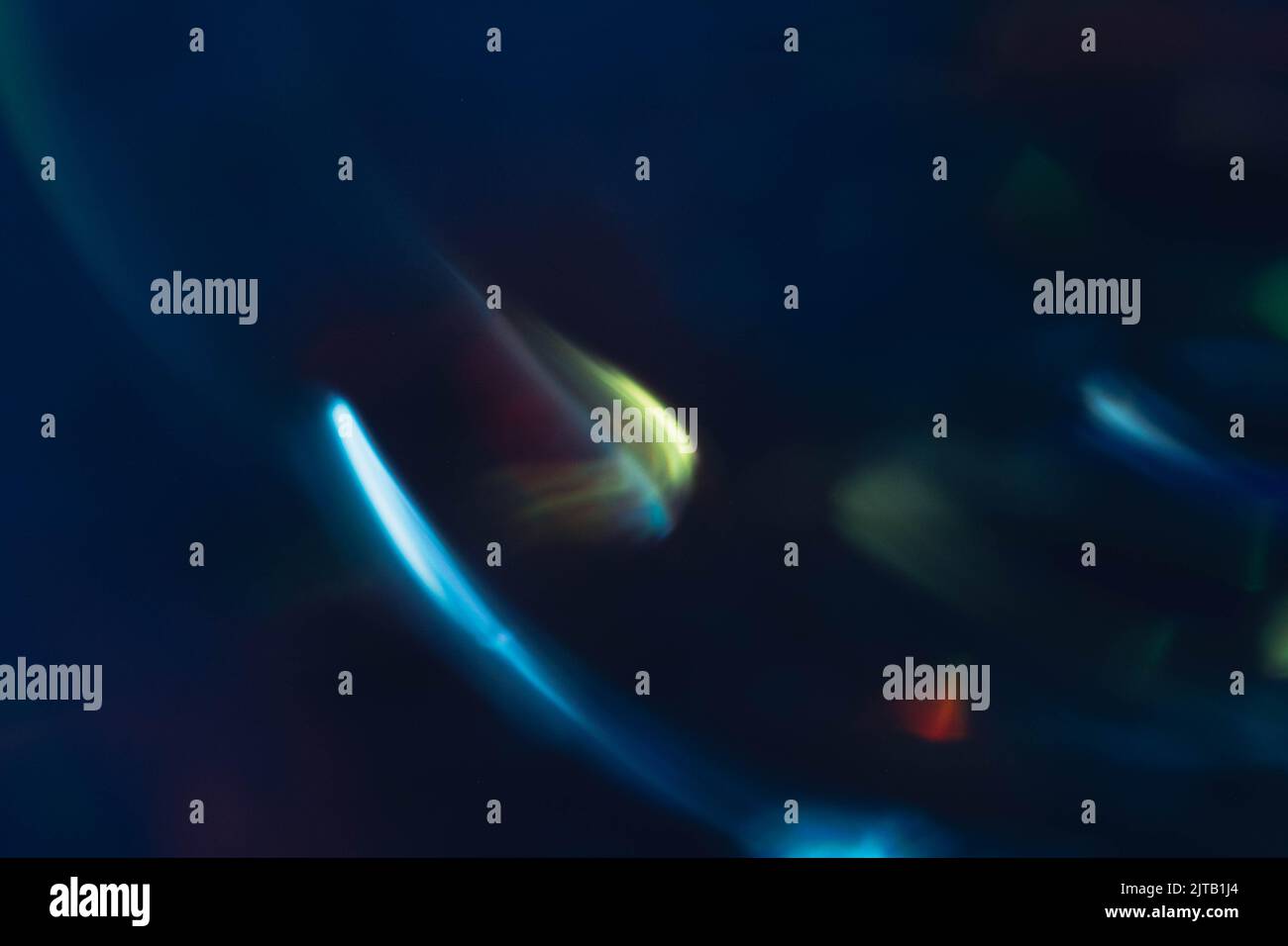 blue bokeh lights blur glowing lines lens flare Stock Photo - Alamy
