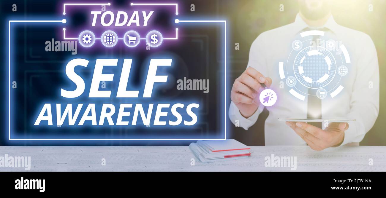 Inspiration showing sign Self AwarenessConsciousness of a person ...