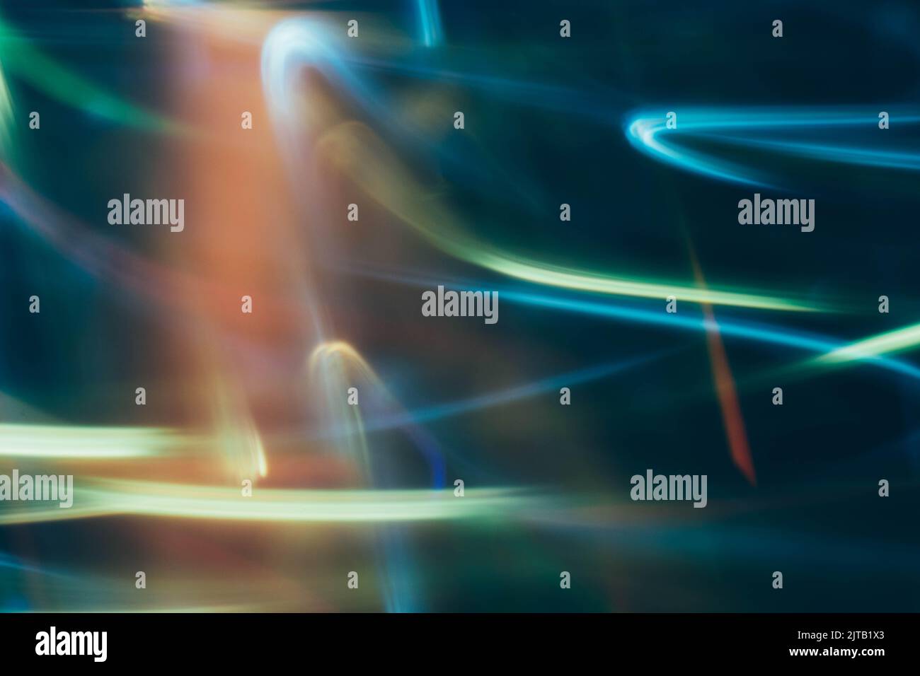 defocused yellow blue lines colored smoke effect Stock Photo - Alamy