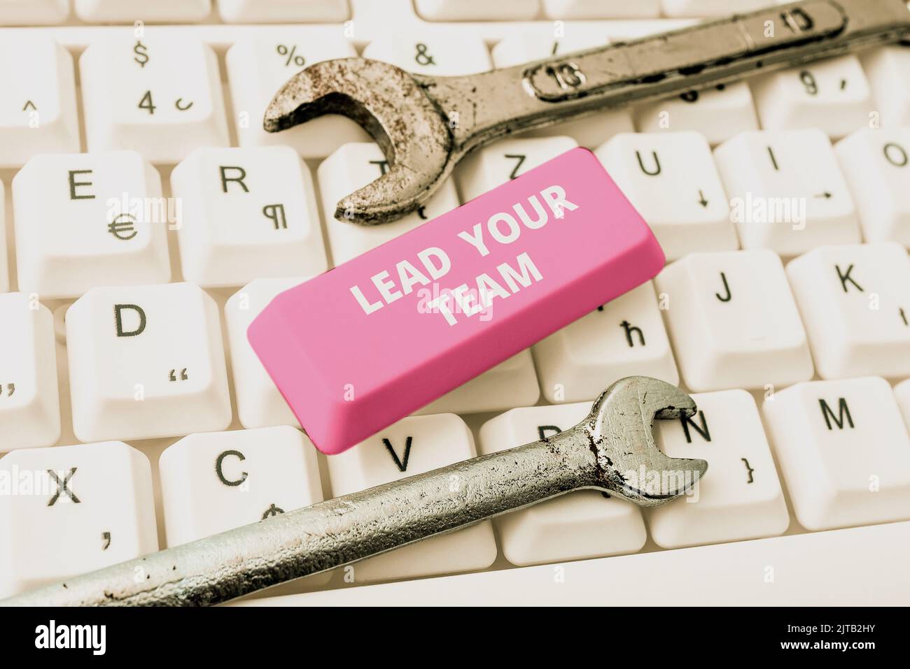 Inspiration showing sign Lead Your Team. Business showcase Be a good ...