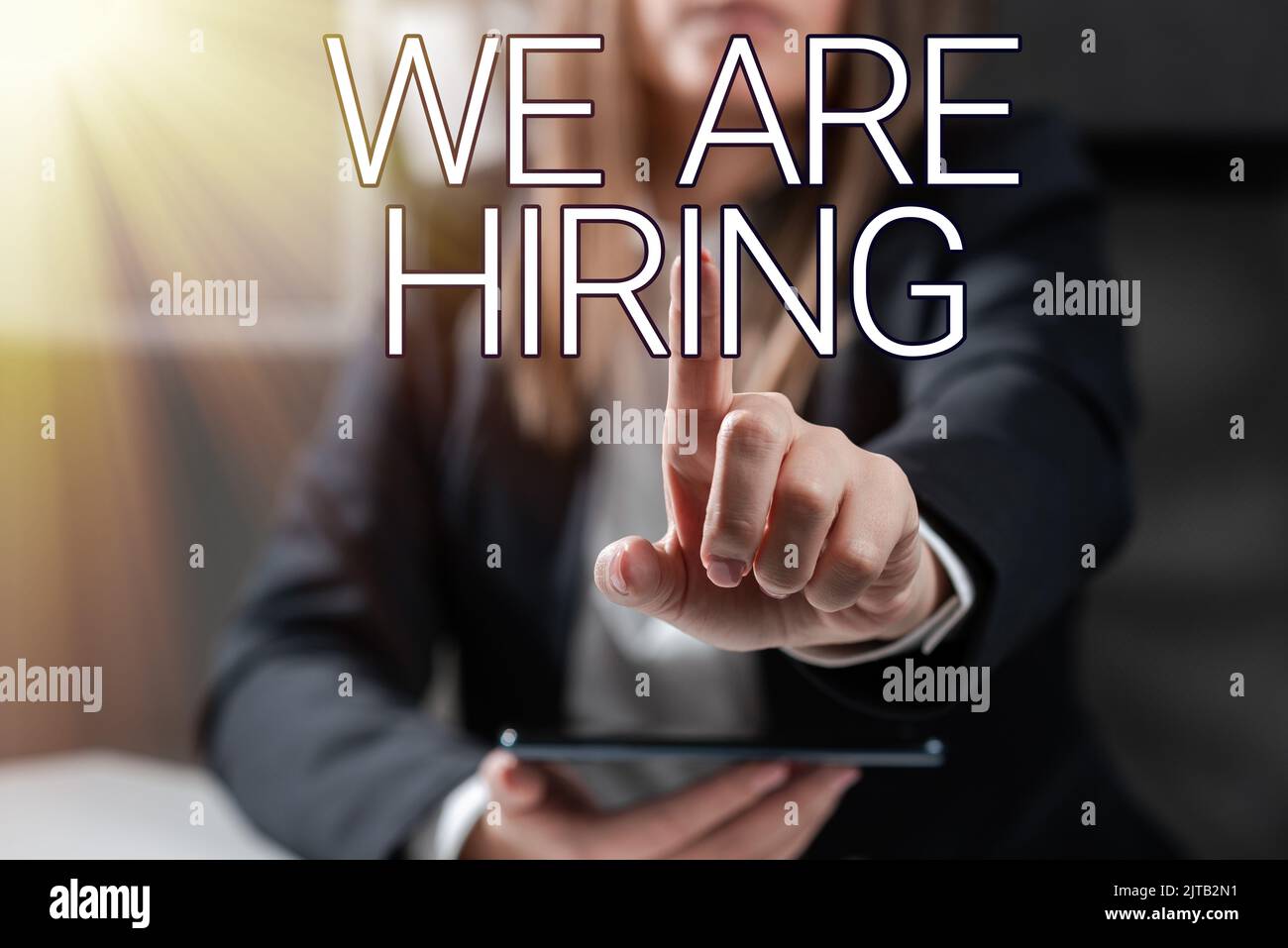 Conceptual display We Are Hiring, Business overview Workforce Wanted HR ... Conceptual display We Are Hiring, Business overview Workforce Wanted HR ...