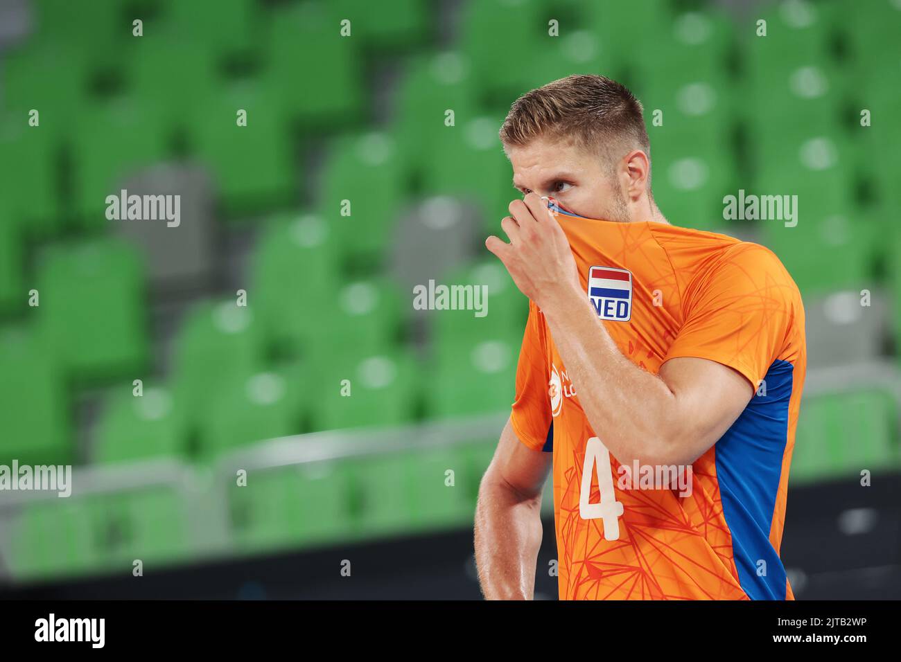 LJUBLJANA, SLOVENIA - AUGUST 29: Thijs Ter Horst of the Netherlands ...