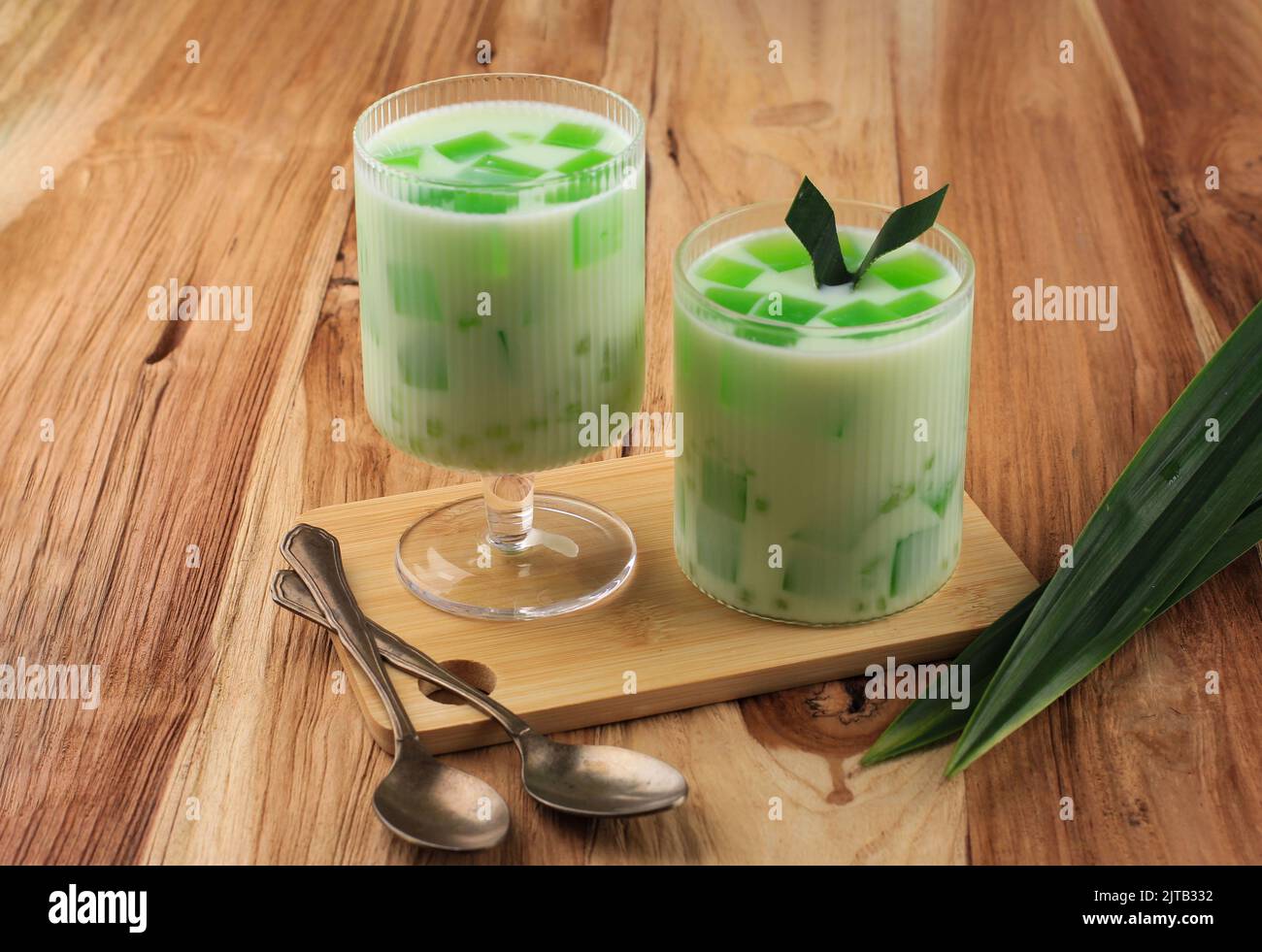 Buko Pandan Filipino Dessert Made from Yung Coconut, pearl, Creamer ...