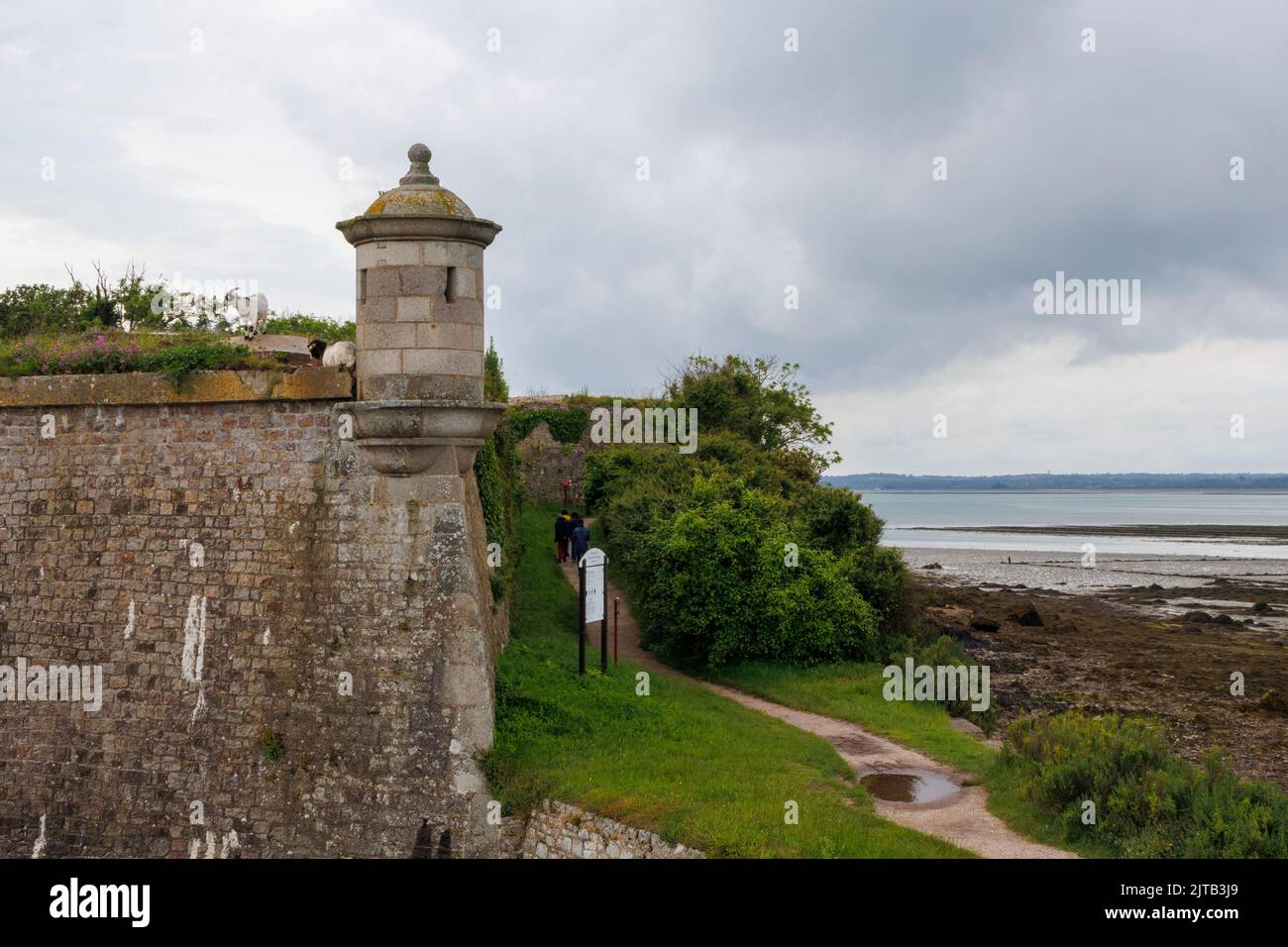 Fort de la Hougue, Saint-Vaast-la-Hougue, Normandy, France, Europe ...