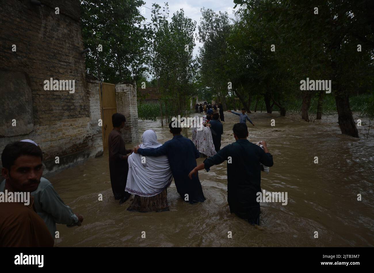 Peshawar, Pakistan. 26th Aug, 2022. Torrential rains and storms cause ...