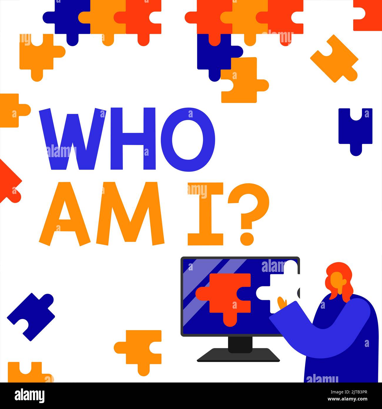 Sign displaying Who Am I. Concept meaning Introduce Identify yourself ...