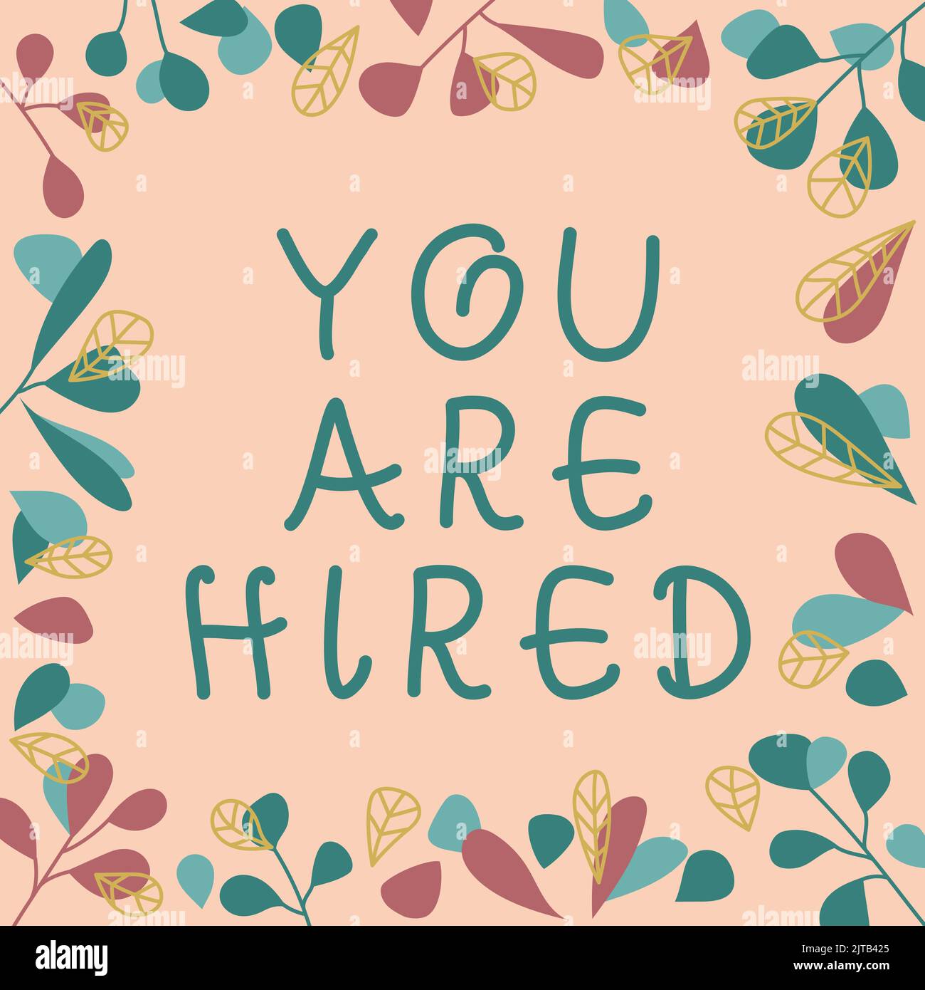 Conceptual caption You Are Hired. Internet Concept Receiving and ... Conceptual caption You Are Hired. Internet Concept Receiving and ...