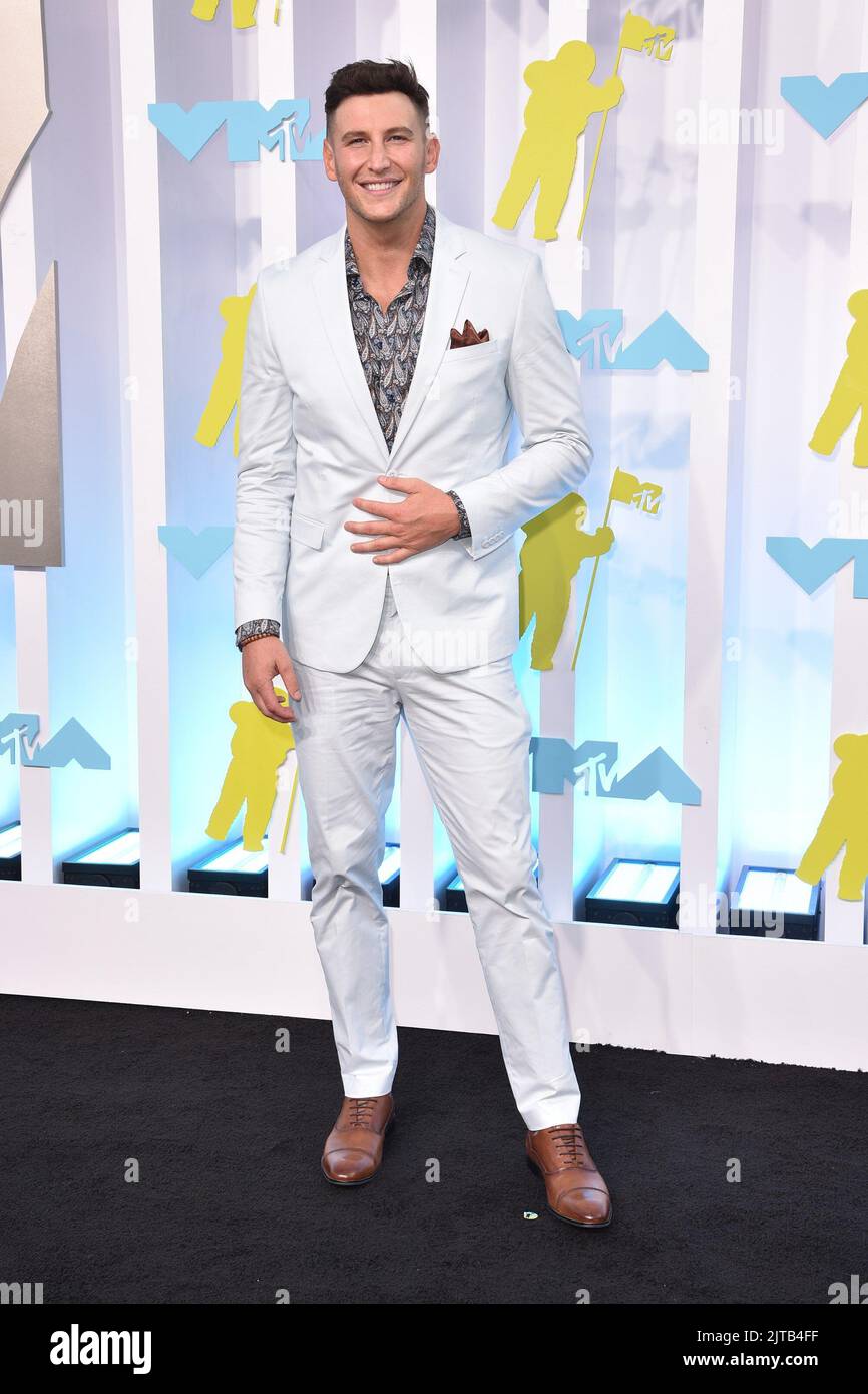 Newark, NJ, USA. 28th Aug, 2022. Blake Horstmann at arrivals for MTV ...