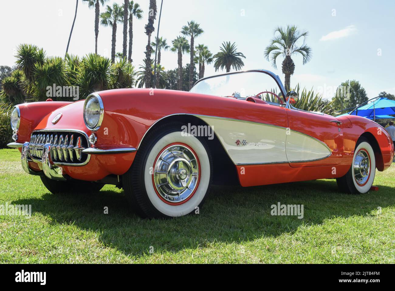 1957 corvette red hi-res stock photography and images - Alamy