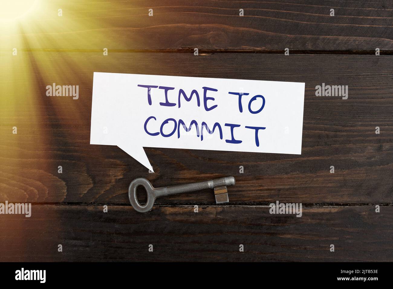 Conceptual caption Time To Commit. Internet Concept Engagement or ...