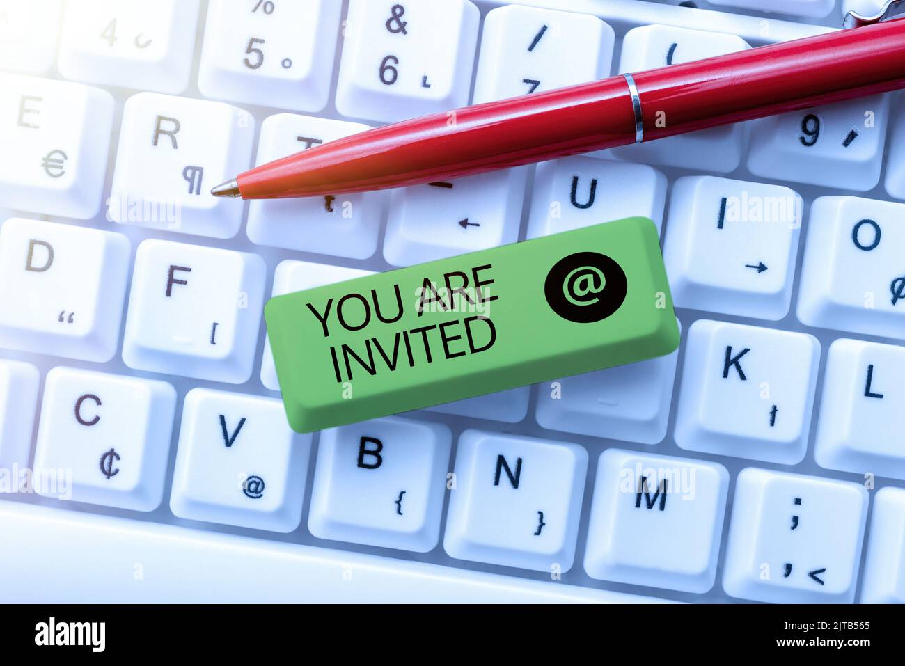 Inspiration showing sign You Are Invited. Concept meaning Receiving and ...