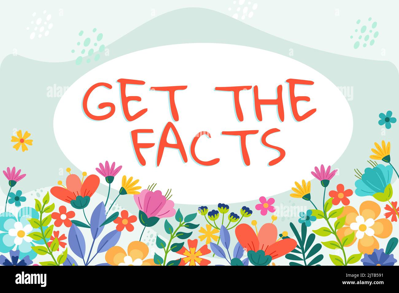 Conceptual caption Get The Facts. Concept meaning Look for the truth of ...