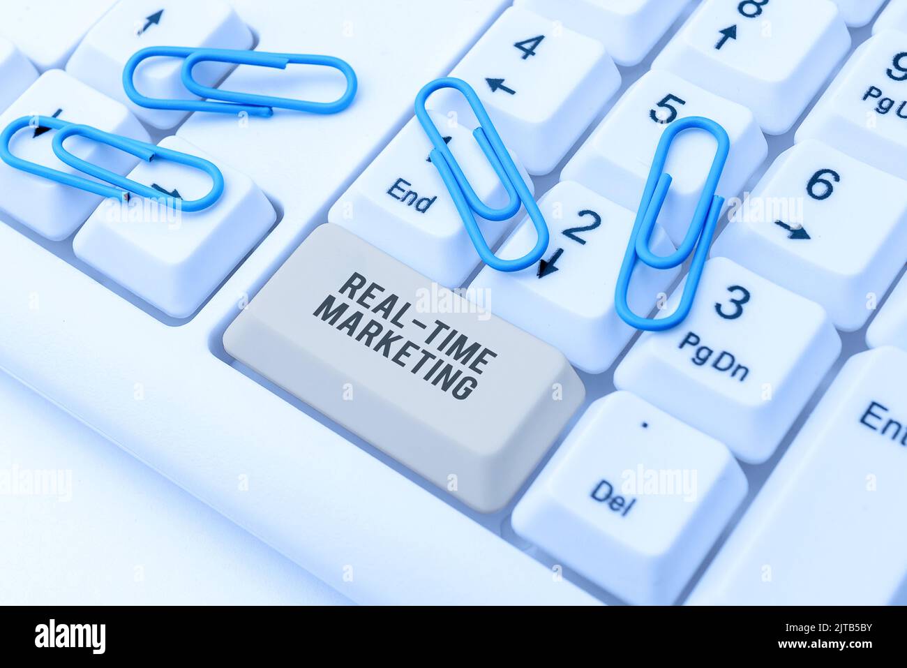 Conceptual display Real Time Marketing. Concept meaning Creating a ...