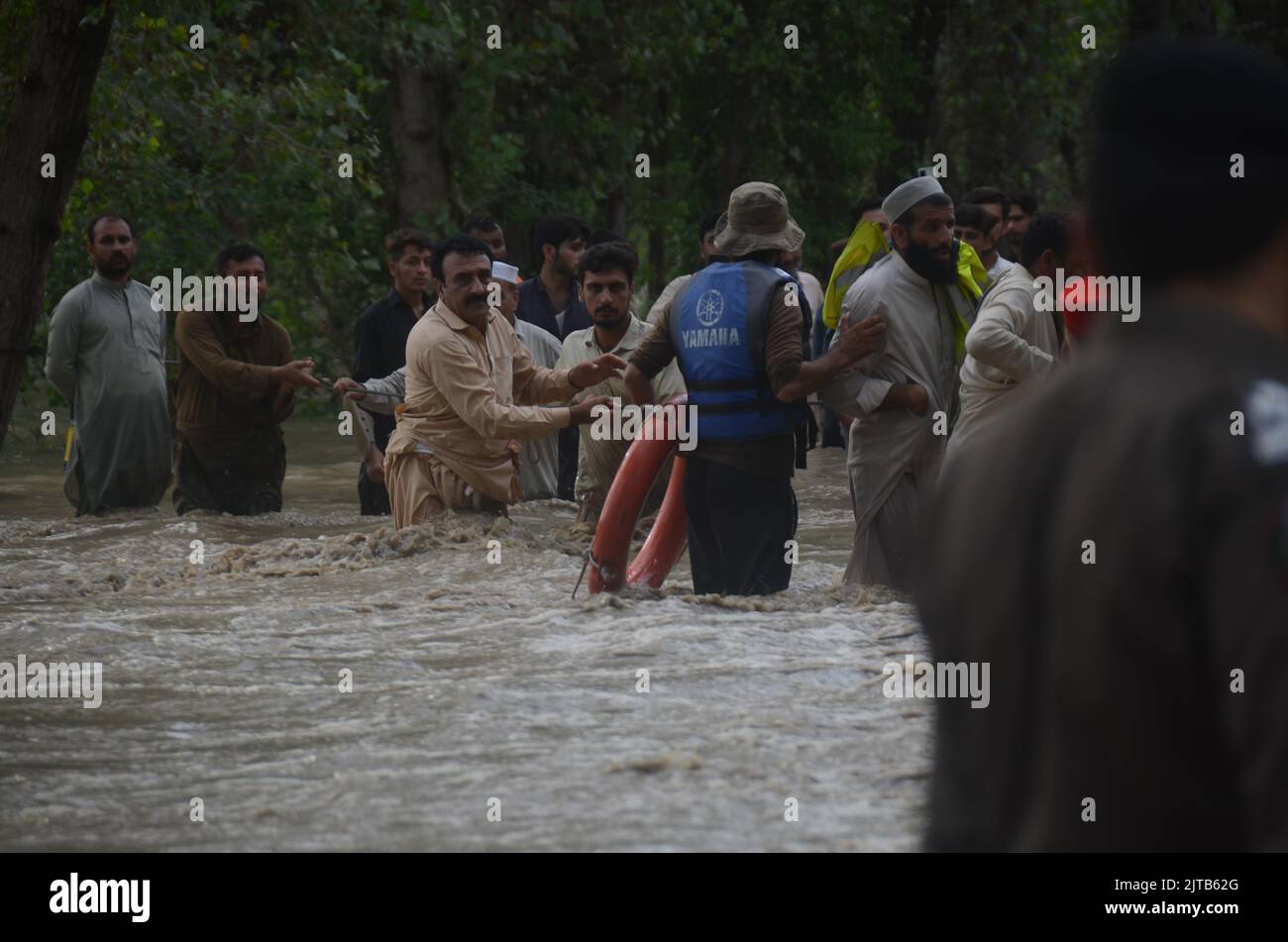 Peshawar, Pakistan. 26th Aug, 2022. Torrential rains and storms cause ...