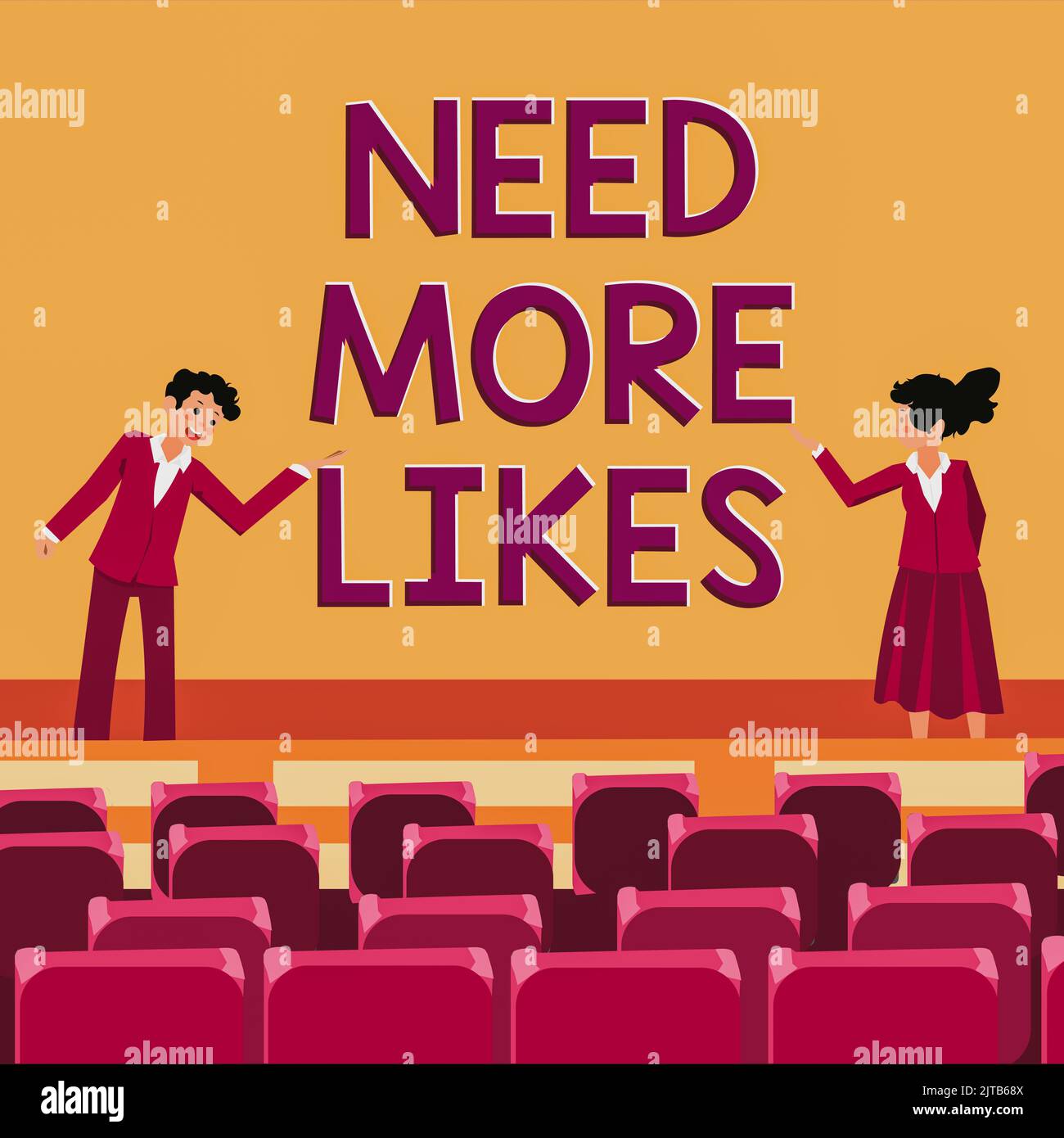 Text sign showing Need More Likes. Business overview Necessity to have ...