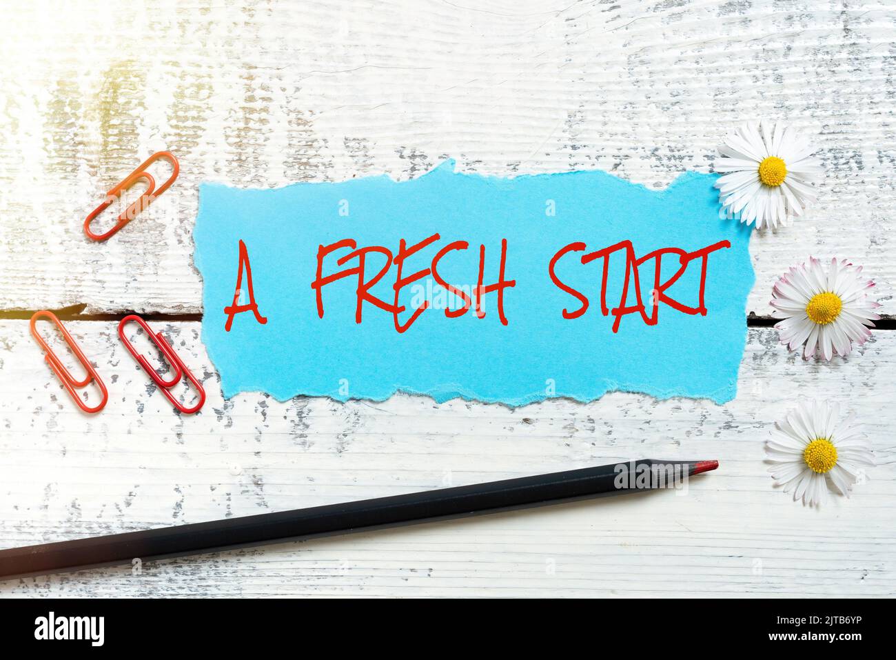 Inspiration showing sign A Fresh Start. Concept meaning New beginnings ...