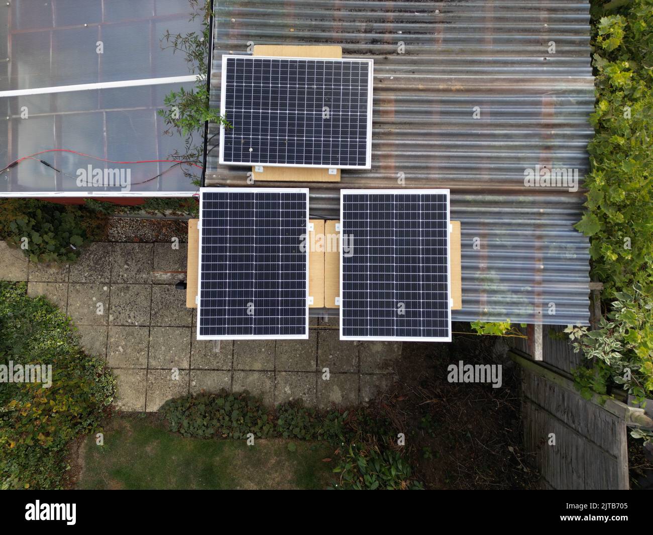 120w per panel total 360w panels Self installed solar energy system off ...