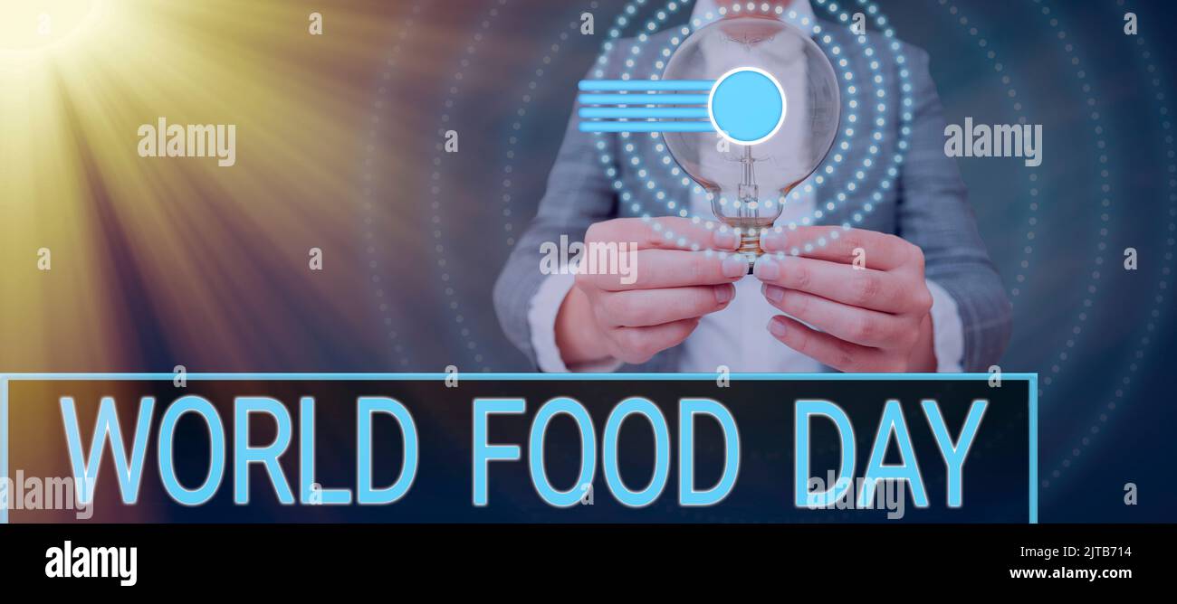Conceptual display World Food Day, Business approach World day of ... Conceptual display World Food Day, Business approach World day of ...