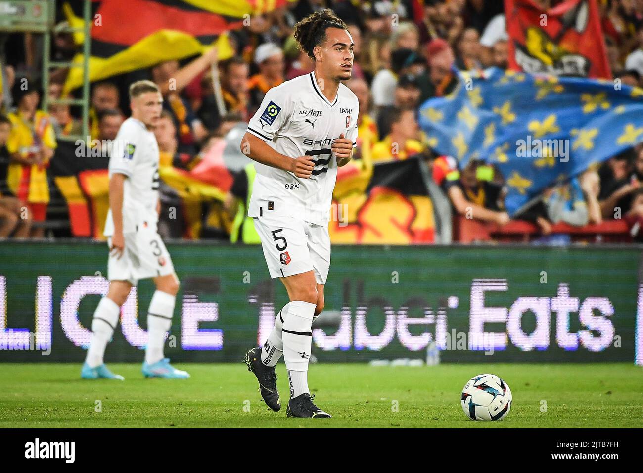 Arthur THEATE of Rennes during the French championship Ligue 1 football ...