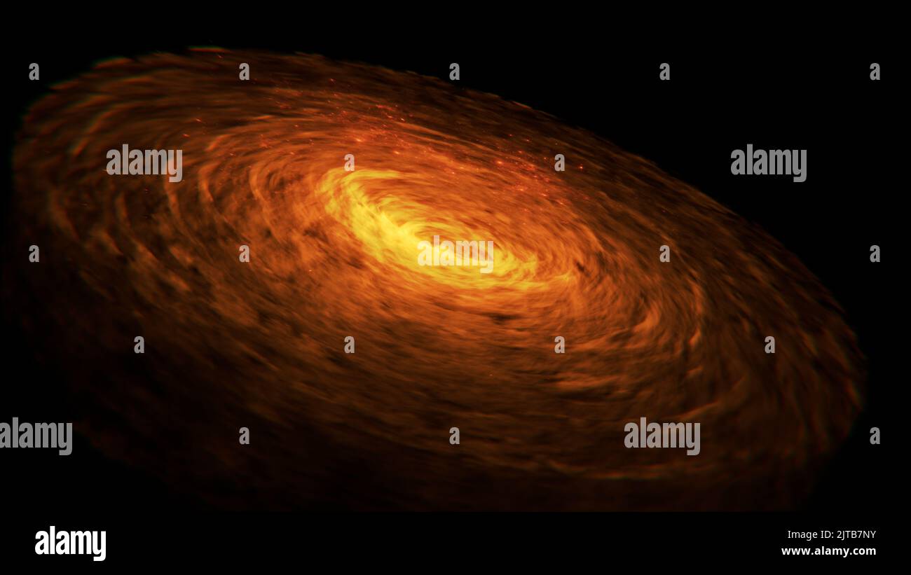 Distant space, billions of stars, planets and galaxies in the universe ...