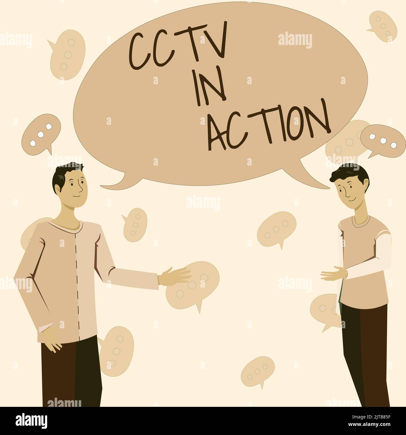 Handwriting text Cctv In Action. Concept meaning Selfcontained ...