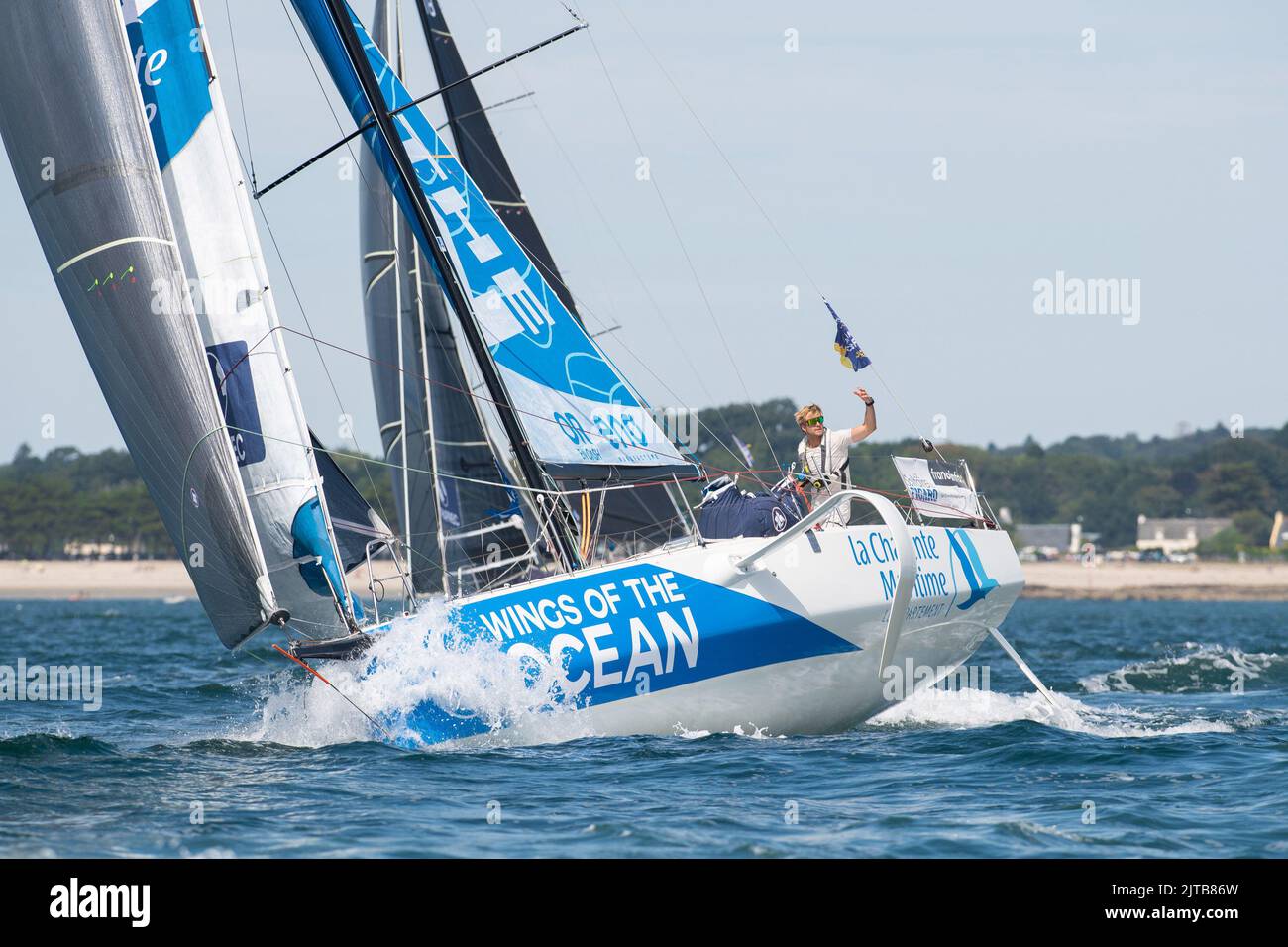 Alexis Thomas, La Charente Maritime during the La Solitaire du Figaro ...