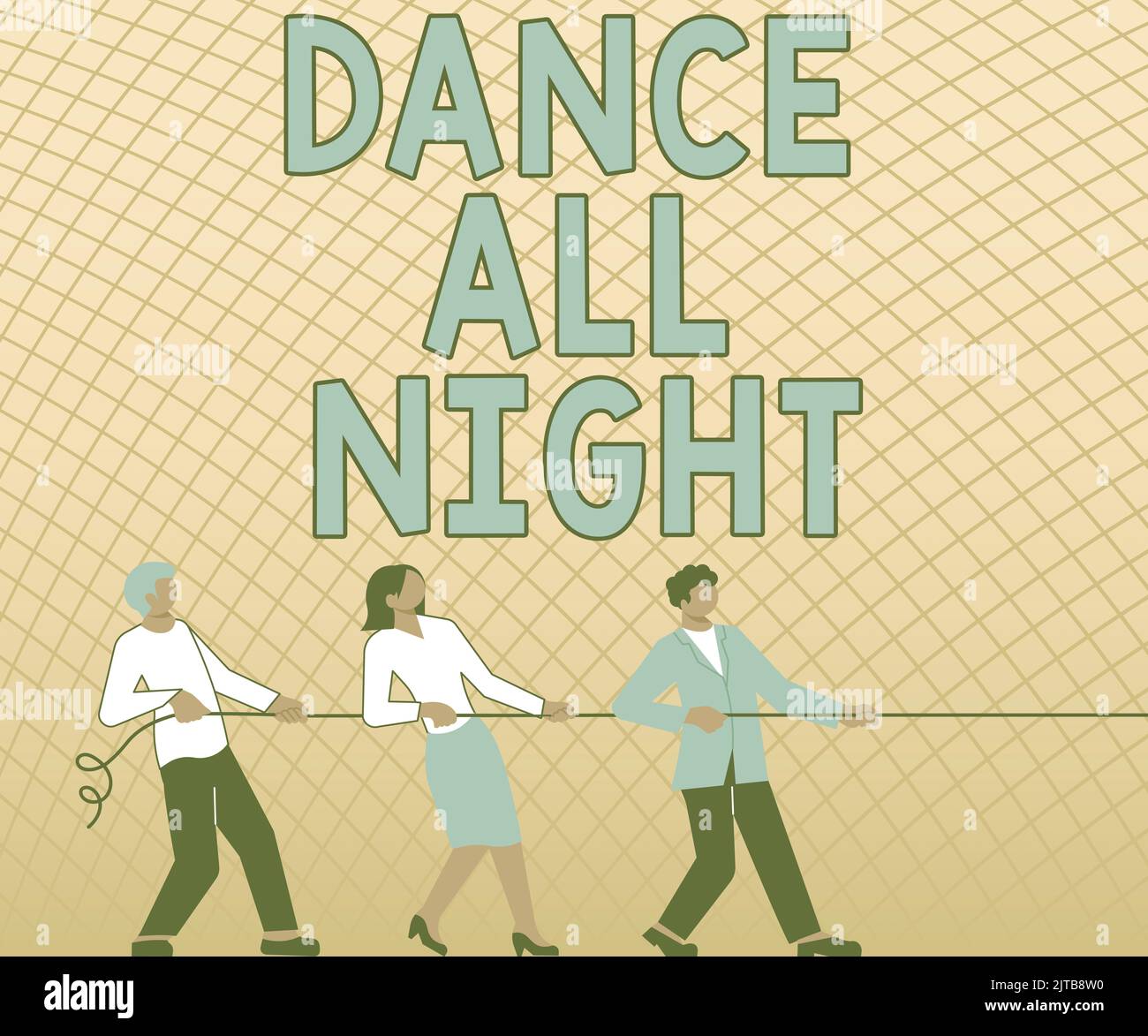 Writing displaying text Dance All Night. Concept meaning Party for the ...