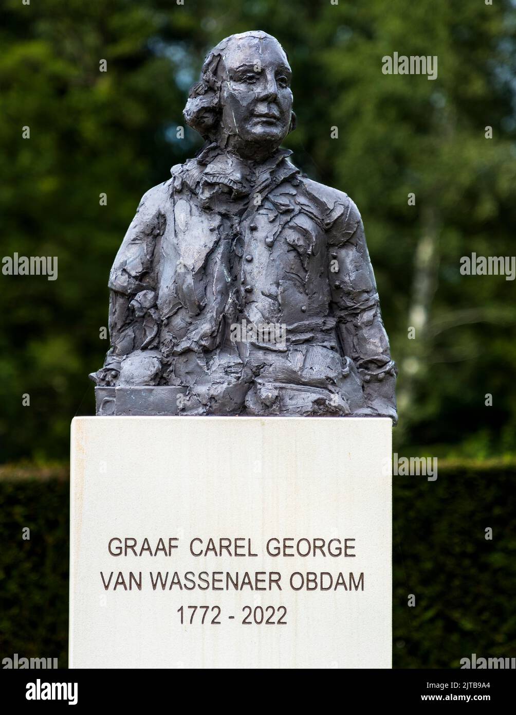 Bust of Graaf Carel George van Wassenaer Obdam. Hof van Twente ...