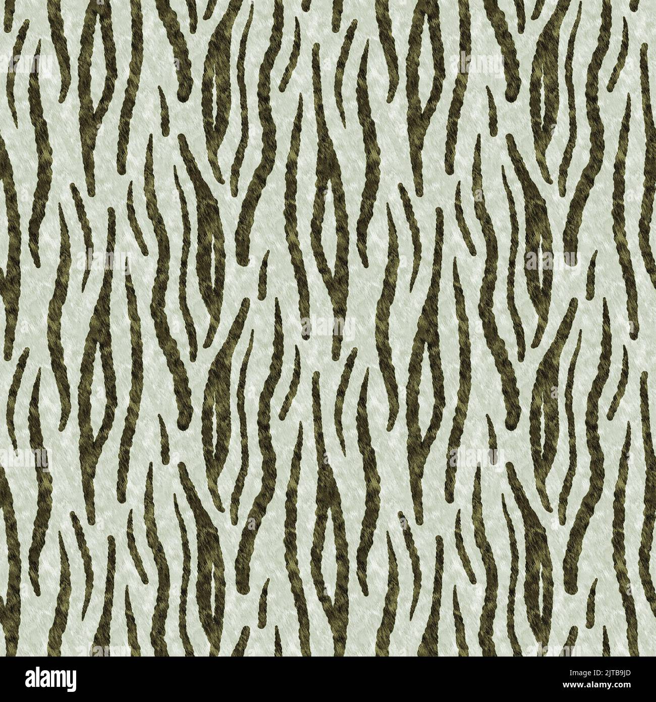 Cute safari tiger print fur wild animal pattern for babies room decor ...