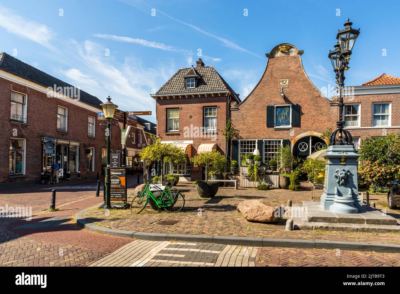 Village center of Delden with old merchant houses. Van Heeckeren van ...
