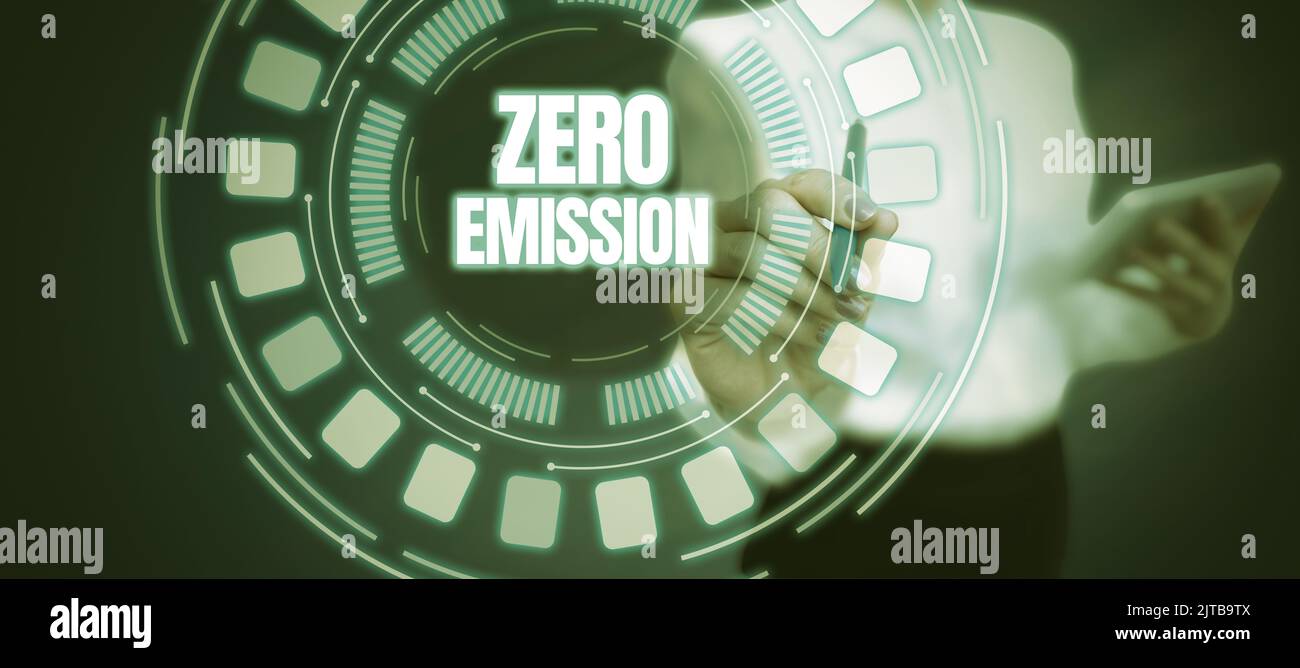 Writing displaying text Zero Emission. Conceptual photo Engine Motor ... Writing displaying text Zero Emission. Conceptual photo Engine Motor ...