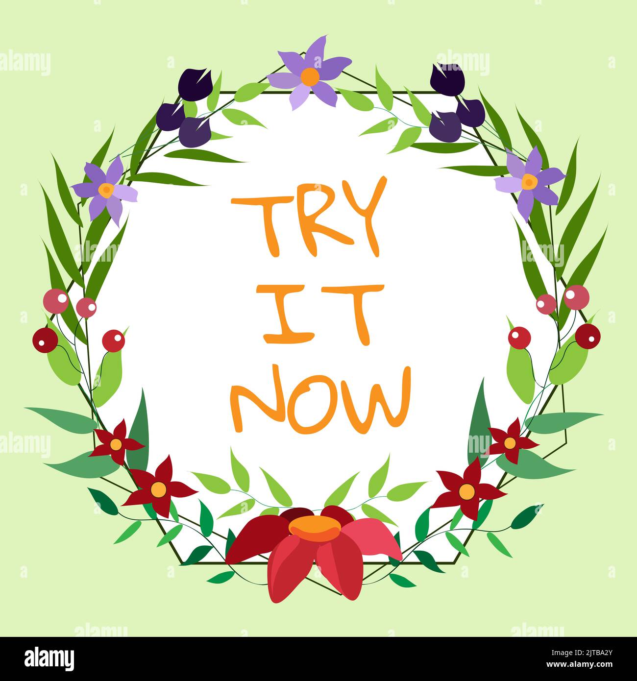 Writing displaying text Try It Now. Business concept Free trial of ...