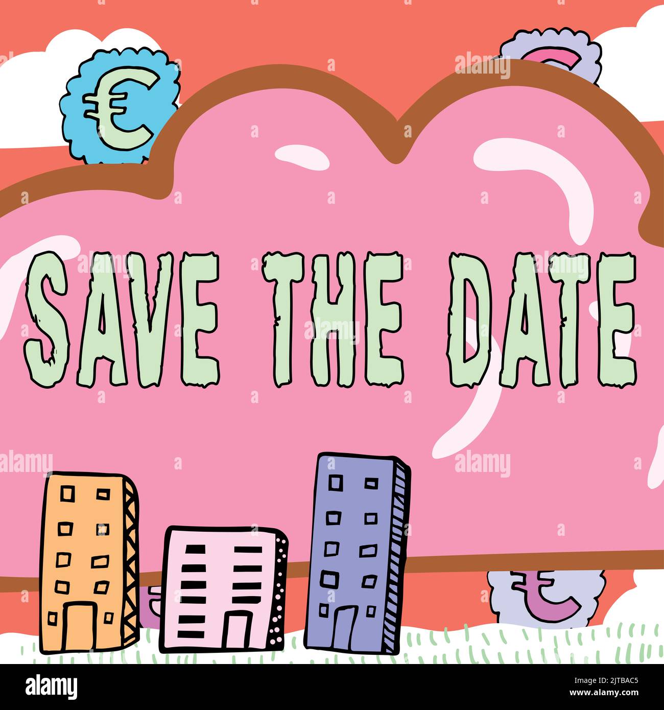 Conceptual caption Save The Date. Business concept Systematized events ...